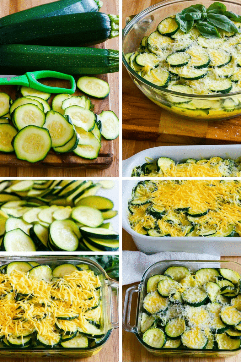 Easy Cheesy Zucchini Bake – Quick, Crispy & Comforting Dinner Side