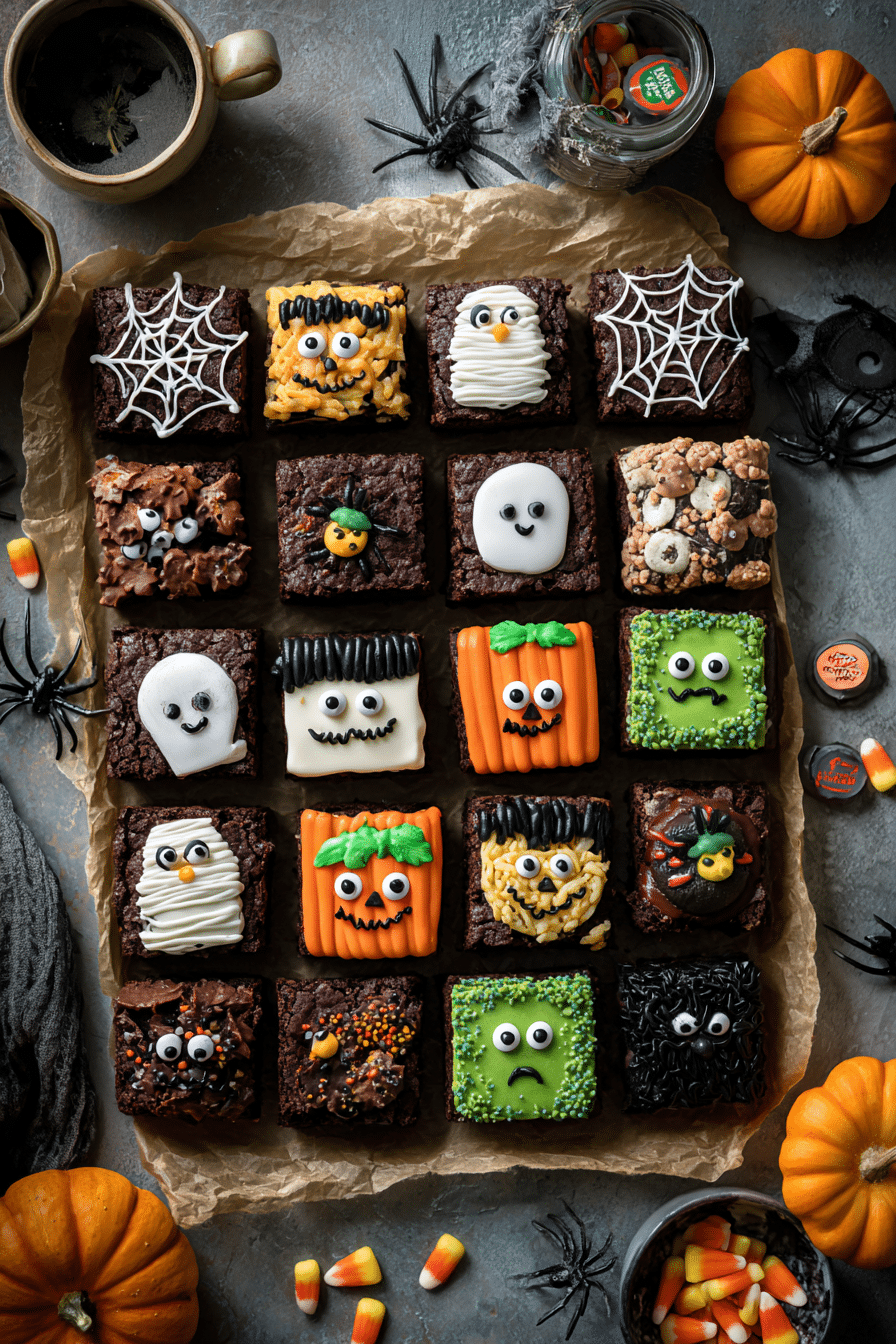 12 Halloween Brownies That Are Scary-Good for Parties - ely recipes