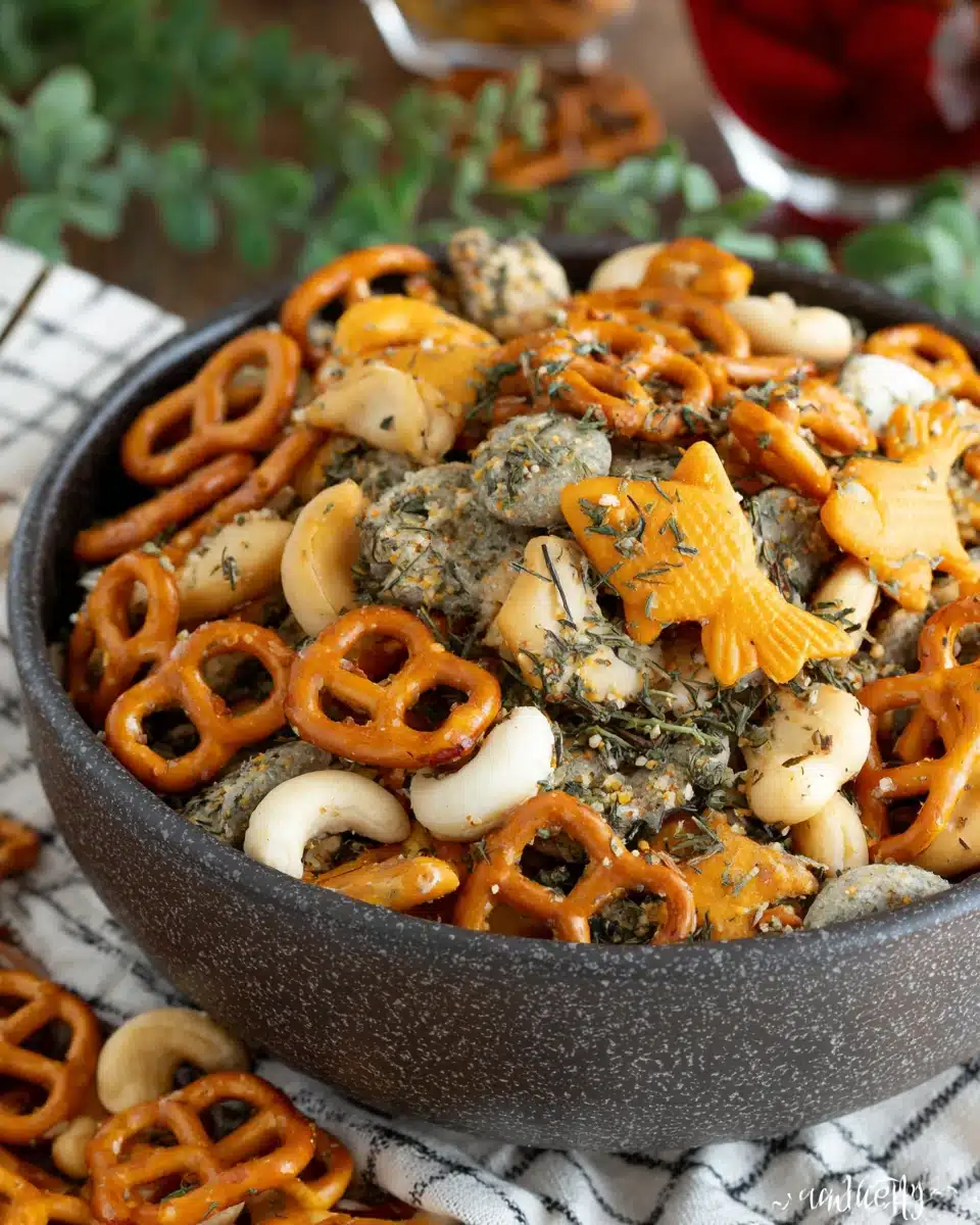 Easy Ranch Pretzel Snack Mix: A Cozy Favorite for Game Day
